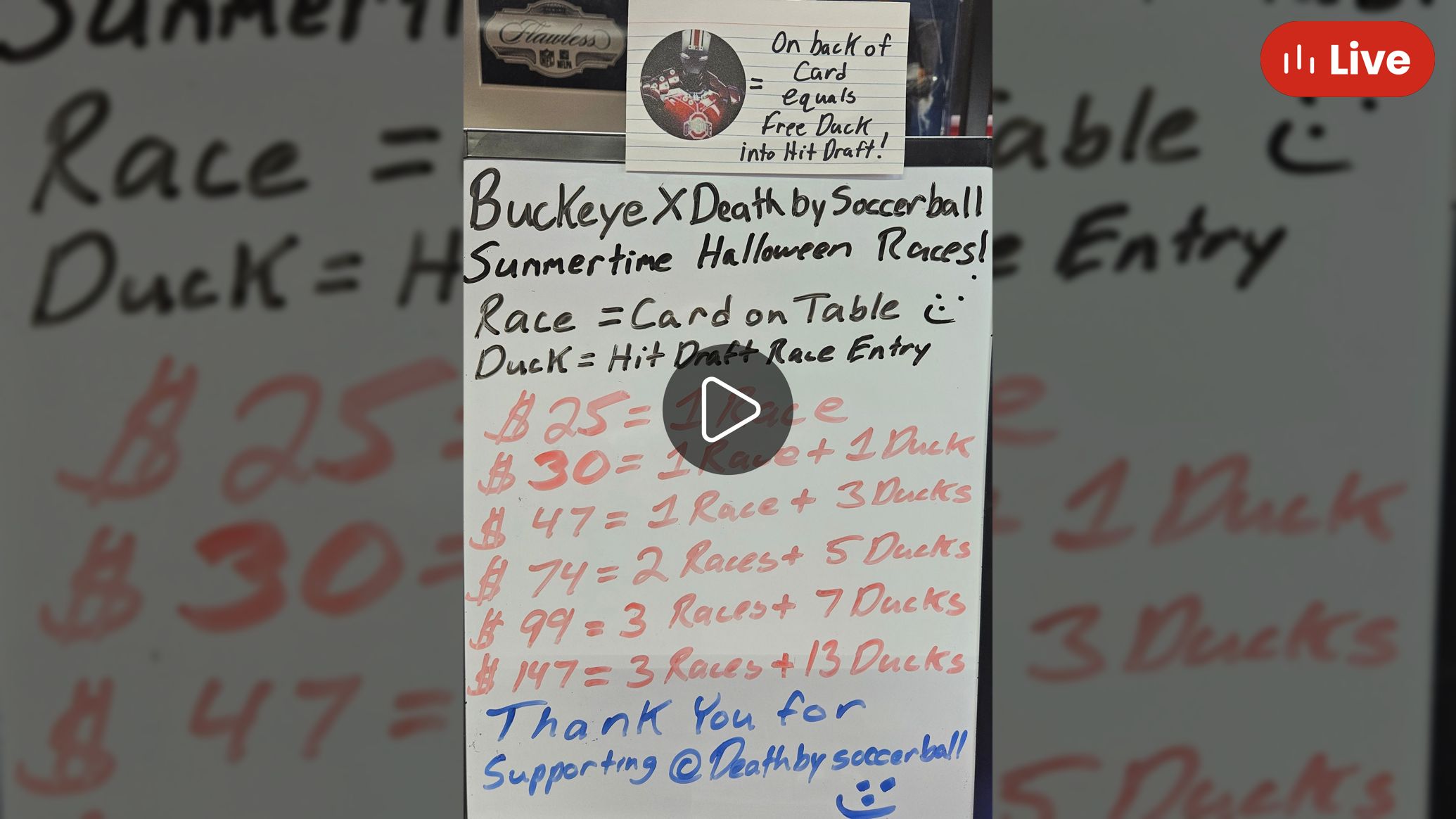 Whatnot - BUCKEYE X DEATHBYSOCCERBALL, CB47 COMMUNITY DAY! Livestream ...