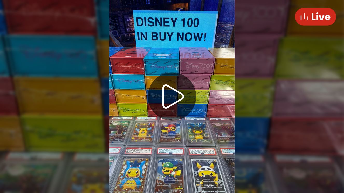 Whatnot - DISNEY 100 OPENING!! Livestream by poke_moon #pokémon_cards