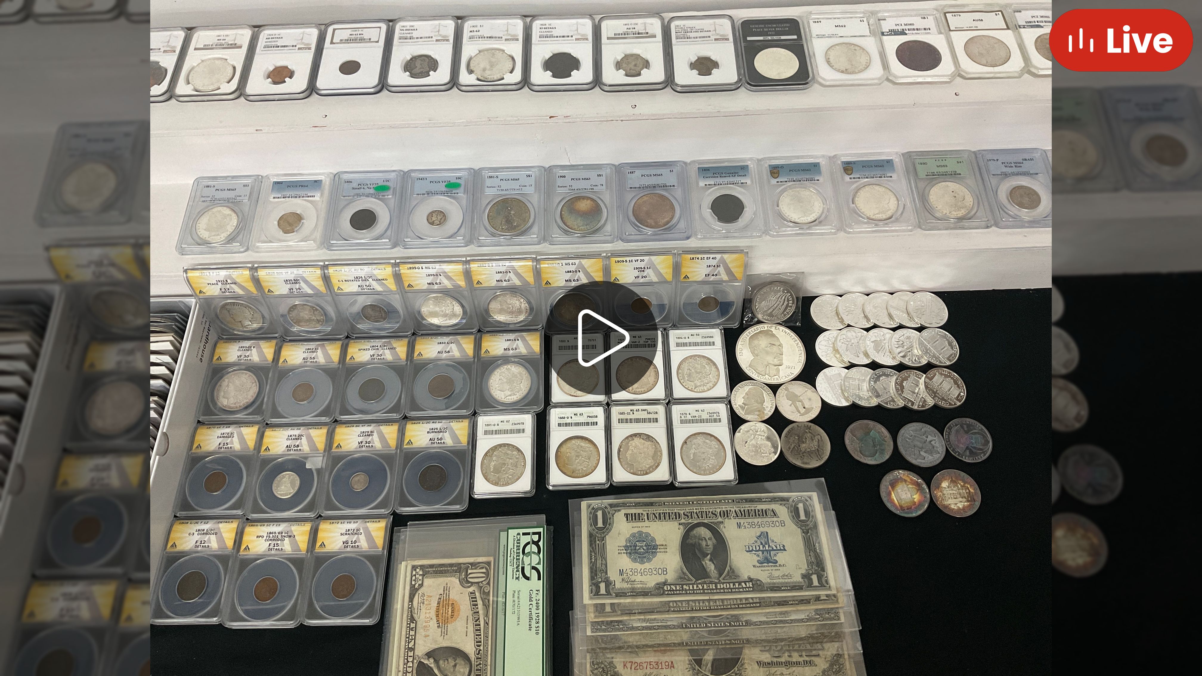 Whatnot - Coin Show!!! Morgan & Peace Dollars, 90% Silver, Bullion ...