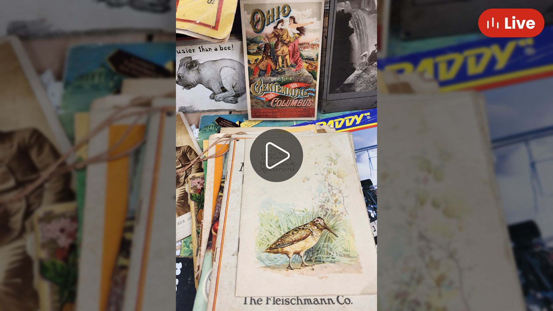 Whatnot - Paper! Ephemera! Photos! Advertising! $1 starts Livestream by ...