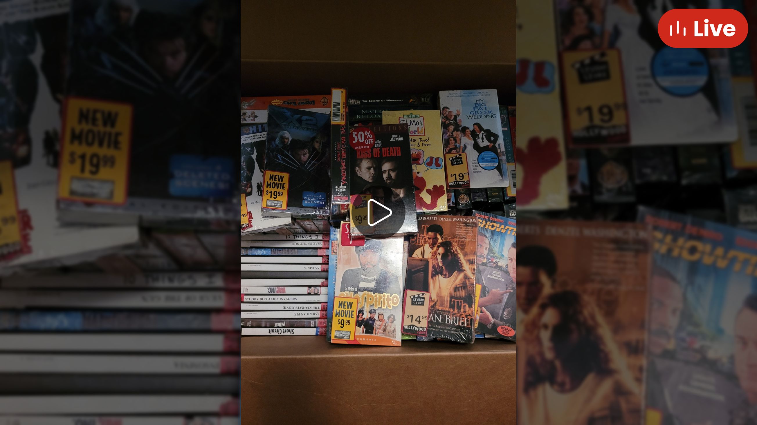 Whatnot - $1 DVDs new/used and $5 Vhs factory sealed!!! Livestream by kanesgr8gifts #dvds