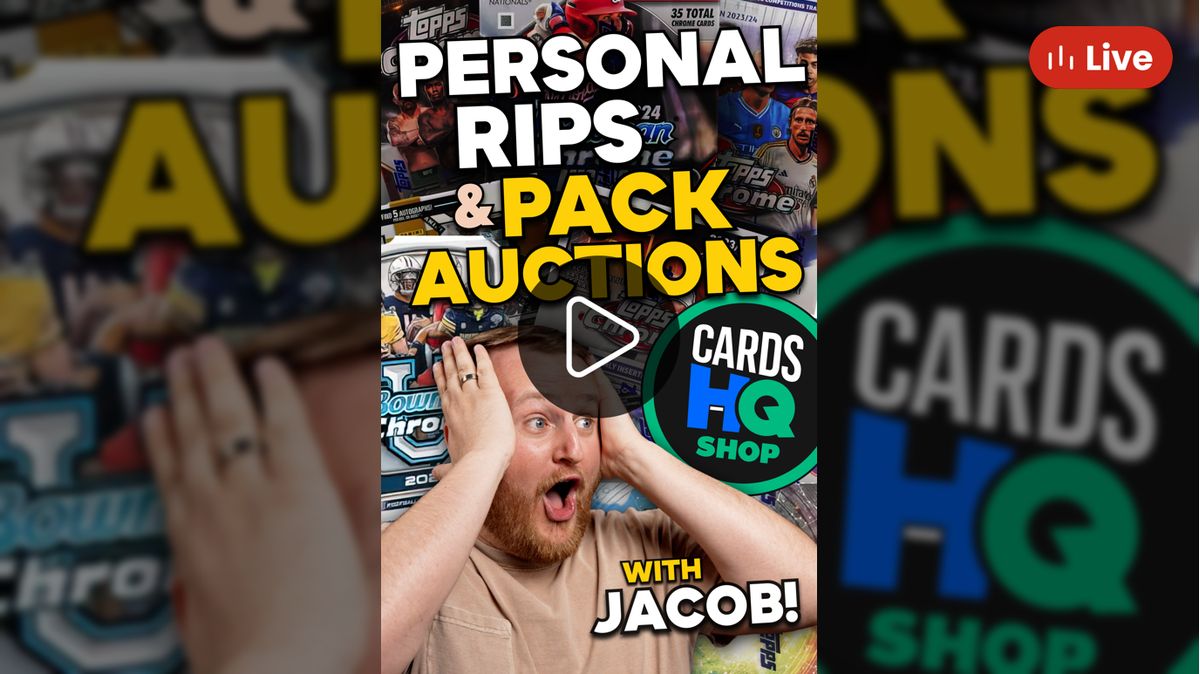 PERSONAL RIPS AND PACKS W/ JACOB! · cardshqshop · Whatnot: Buy, Sell ...