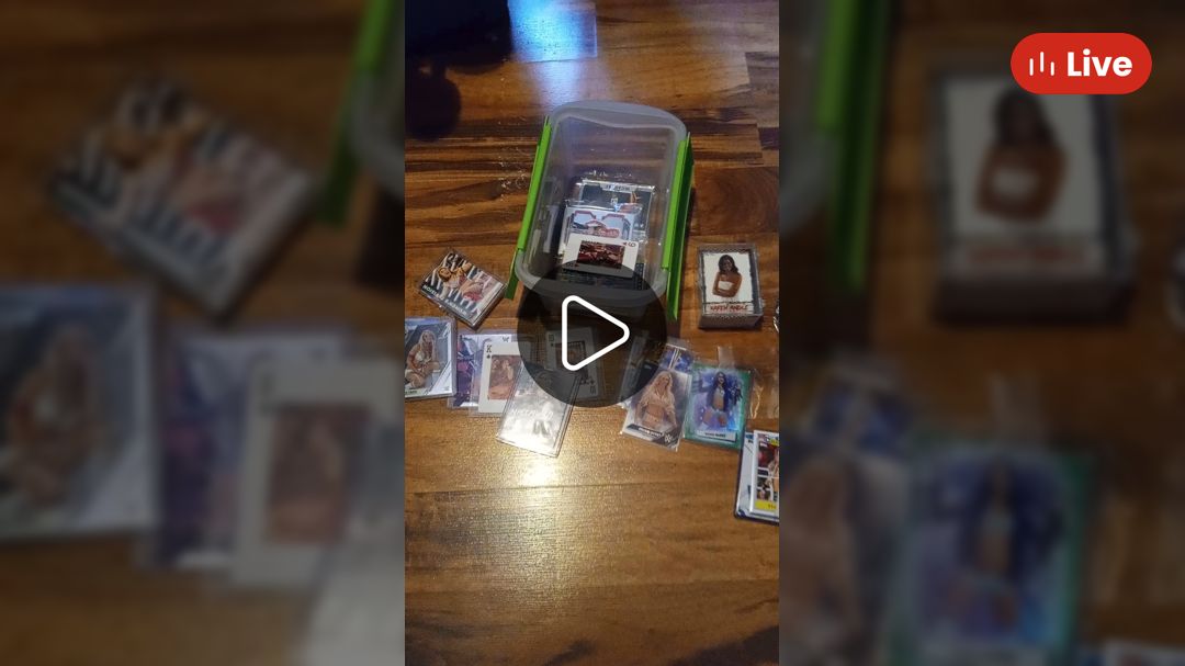 Whatnot - Wrestling card collection from storage unit finds Livestream ...