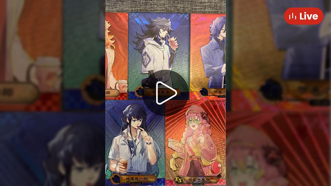 Whatnot - Ripping packs 😵‍💫- anime stream, bleach, demon, and more ...