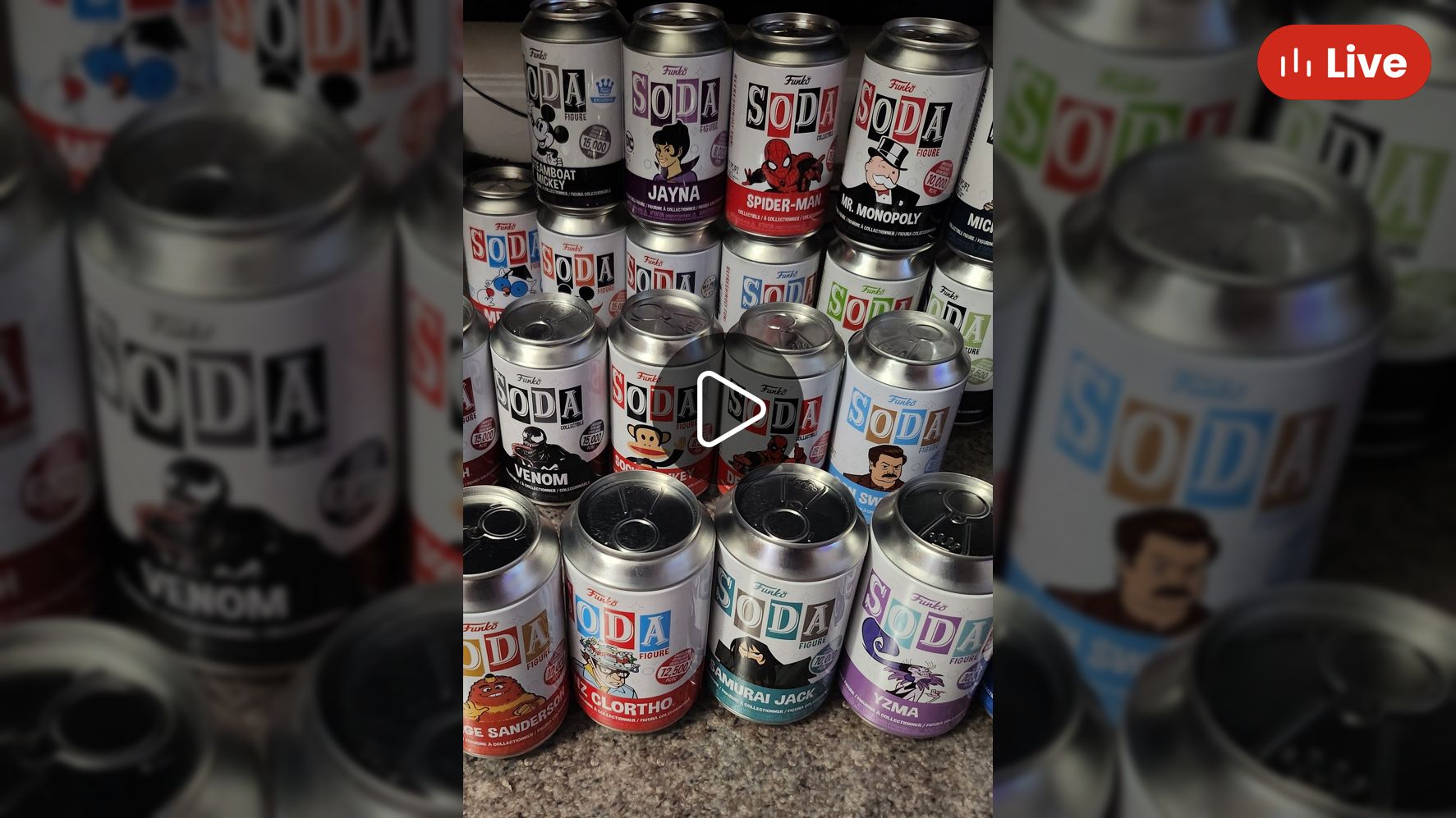 Whatnot - $1 starts! Soda chases bundles! $2.50 shipping MAX! BUYER CHASE GIVEAWAYS! Livestream ...