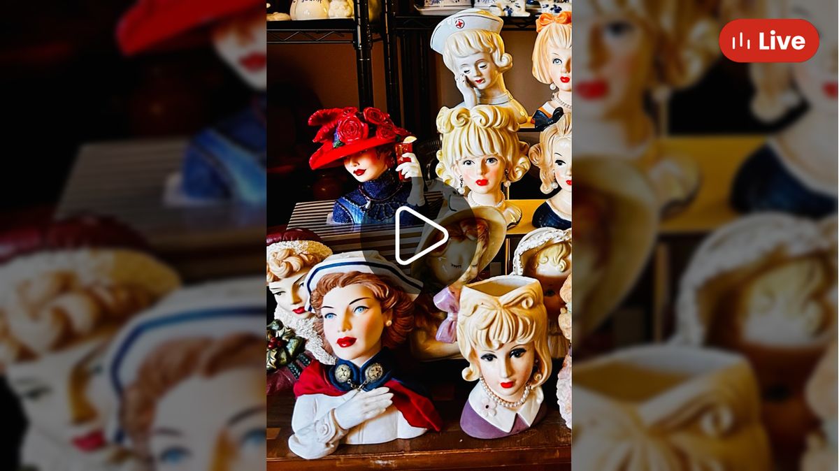 Lady💁‍♀️ Head Vases🏺Only · fleetwoodfinds · Whatnot: Buy, Sell & Go Live