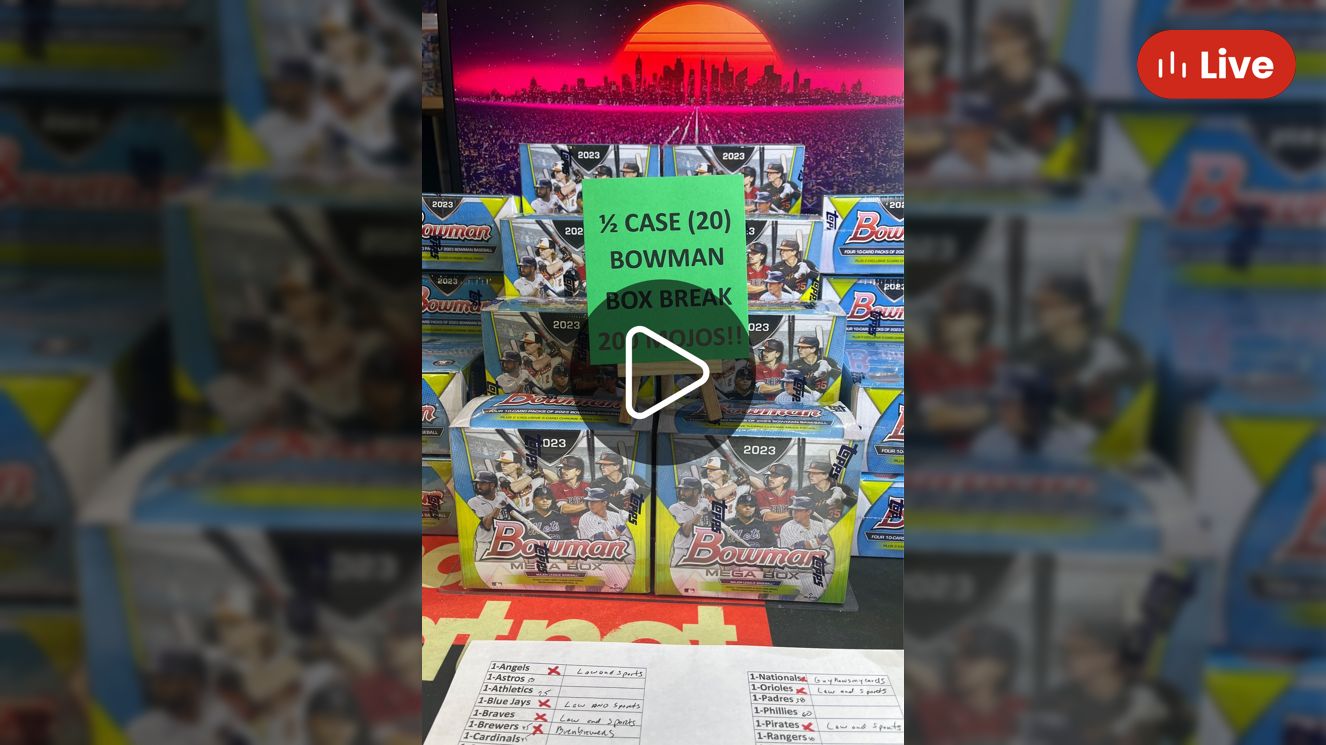 Whatnot - 1/2 Case break 200 MOJO BOWMAN MEGAS🔥💥🚨 Livestream by adonofalltrades #baseball_breaks