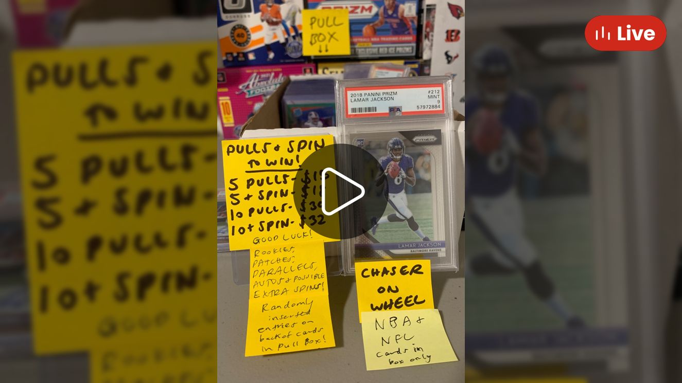 Whatnot - PULL BOX & SPIN TO WIN SLABS! NFL & NBA 🏀🏈 Livestream by kam ...