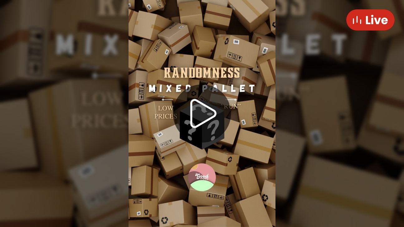 Whatnot - $1 SALES!?🎉RANDOM MIXED PALLET🎉 10000 items! Livestream by ...