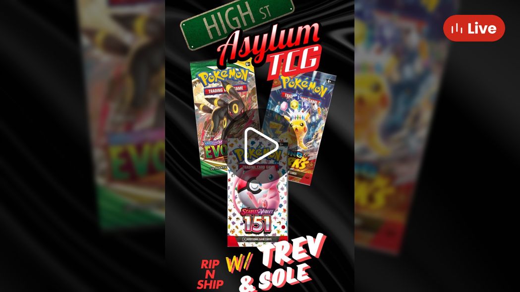 @highstreet_asylum_tcg's Livestream on Whatnot