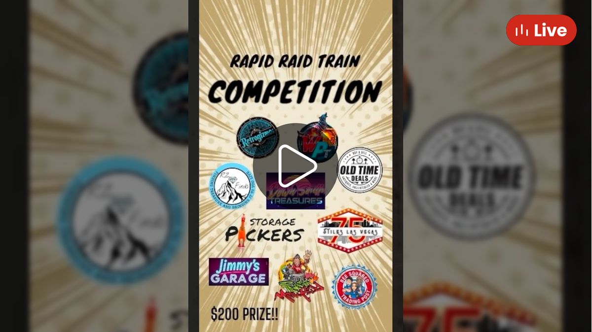 Rapid raid train competition · @stilesvegas75 · Whatnot: Shop, Sell ...