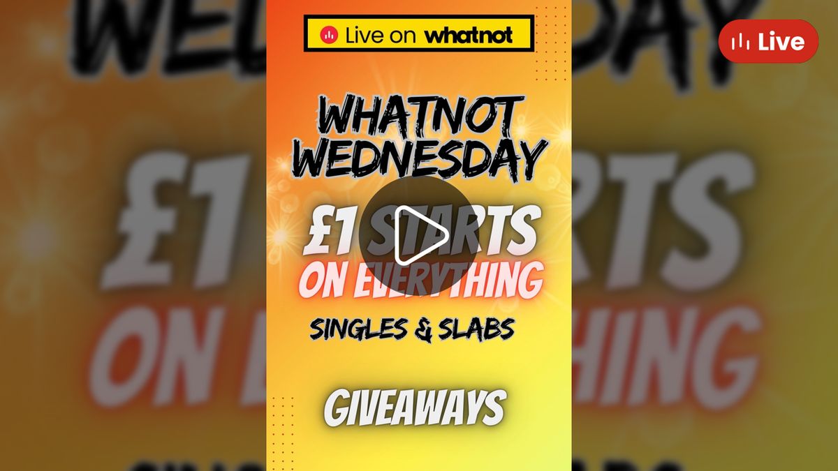 🇬🇧 WHATNOT WEDNESDAY SINGLES FROM £1 ONLY · picklestixtcg · Whatnot ...
