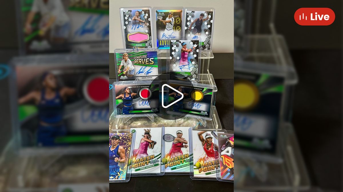 CONT. SPOTS LIVE Topps Graphite Tennis Half Case PYP 🎾 Break #5 ...