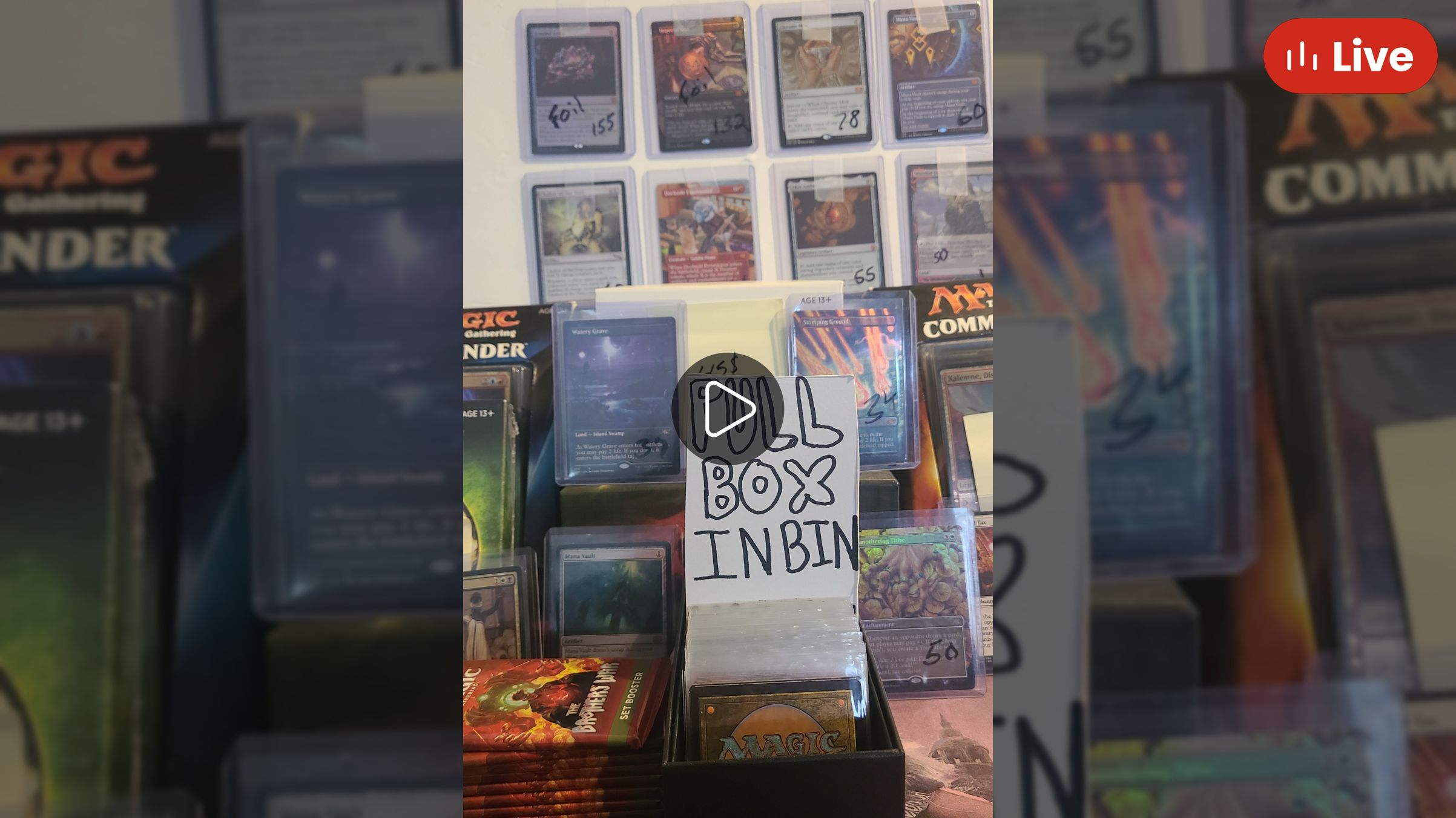 Whatnot - Foil Jeweled Lotus in pull box!!! Giveaways, Singles ...