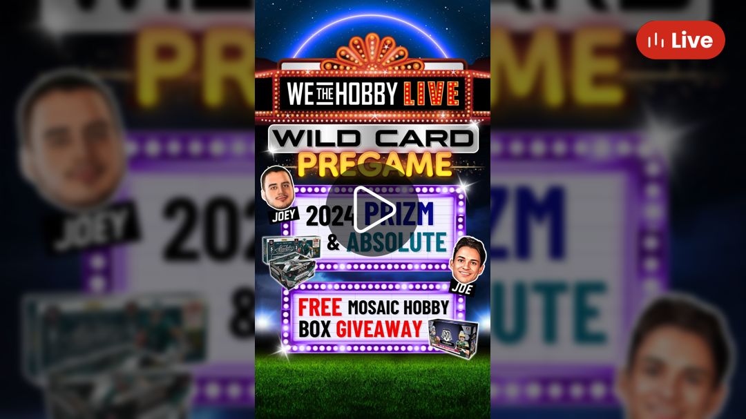 WILD CARD PREGAME PRIZM AND GIVEAWAYS!!🥳🚀 · wethehobby · Whatnot: Buy ...