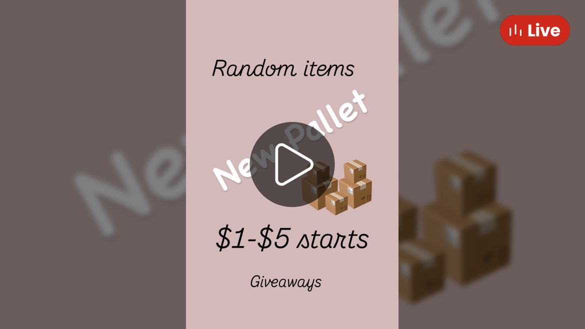 New Pallet - Random $1-$5 starts. · ddjohnson · Whatnot: Buy, Sell & Go ...
