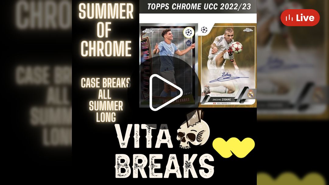 Whatnot - 22/23 Chrome UCC Hobby Case Breaks $1 PYT Livestream by vitabreaks #soccer_breaks