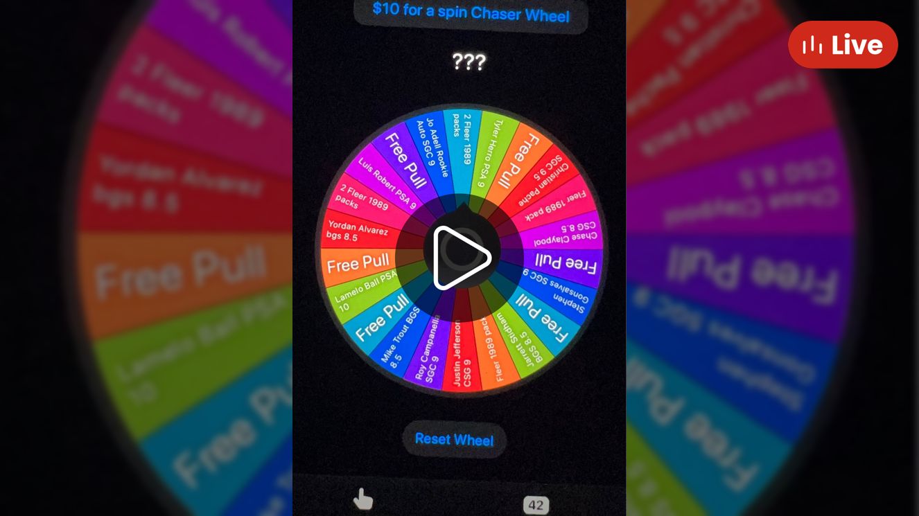 Whatnot - Graded Card Chaser Wheel! Livestream by bedifferentcards # ...