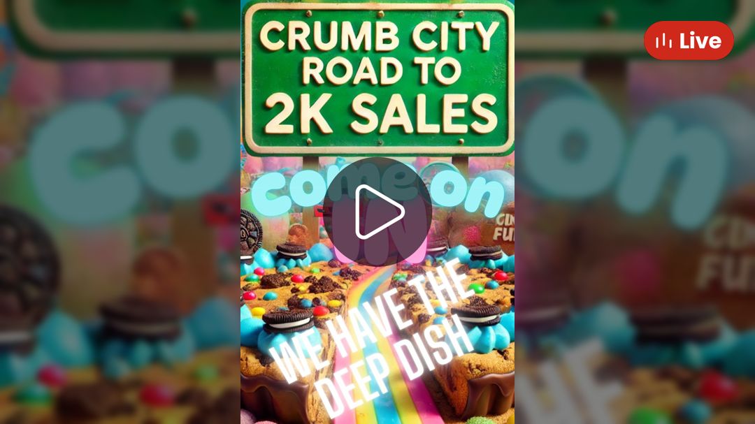 @crumb_city_cookies's Livestream on Whatnot