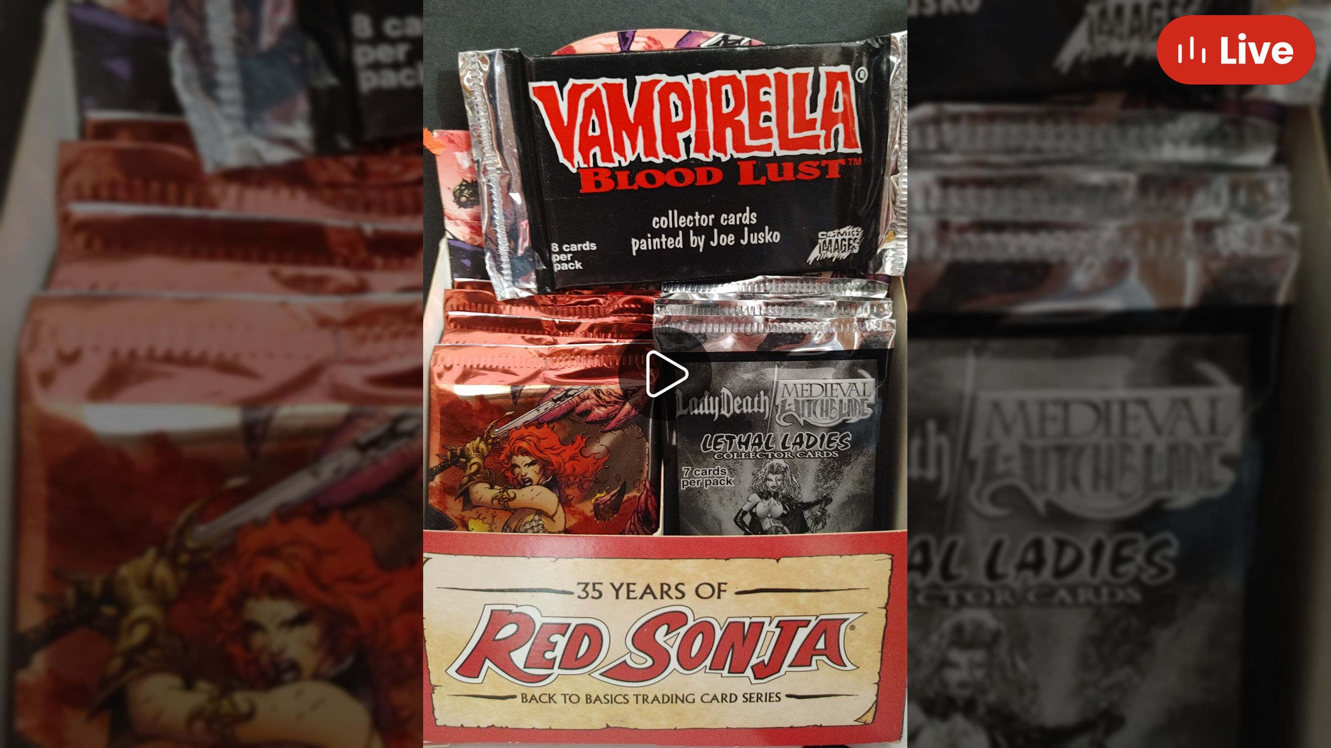 Whatnot - Lady Death,Red Sonja & Vampirella Comic book art Trading ...