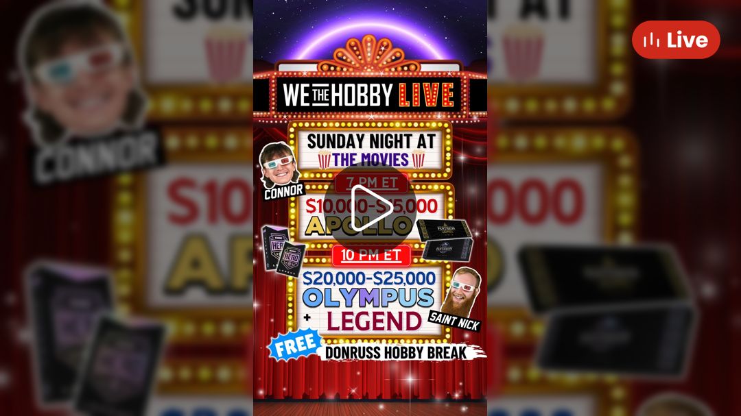 wethehobby is live · Football Breaks · Hobby, Random Team, $1 Starts ...