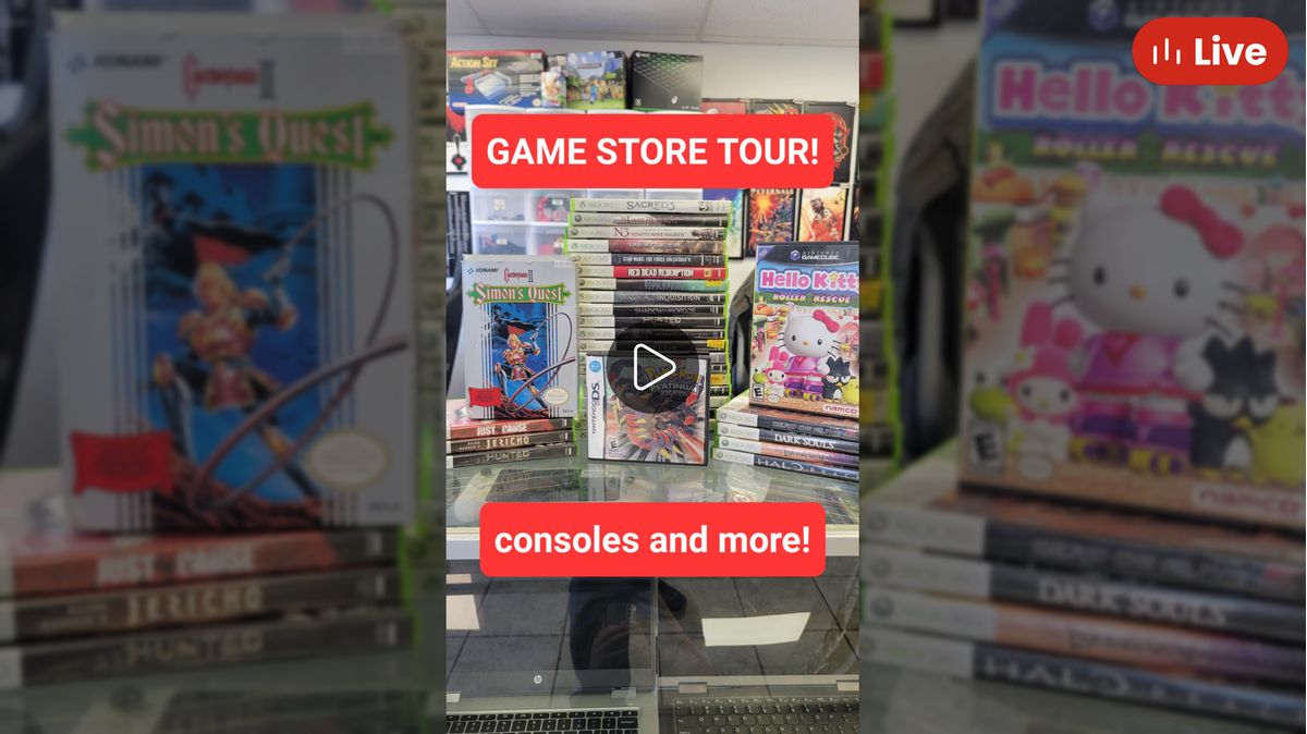 Snazzy Game Store Tour! 360 RESTOCK! Mario Day! PSP! Pokémon! Consoles and More! · all_eyez_on ...