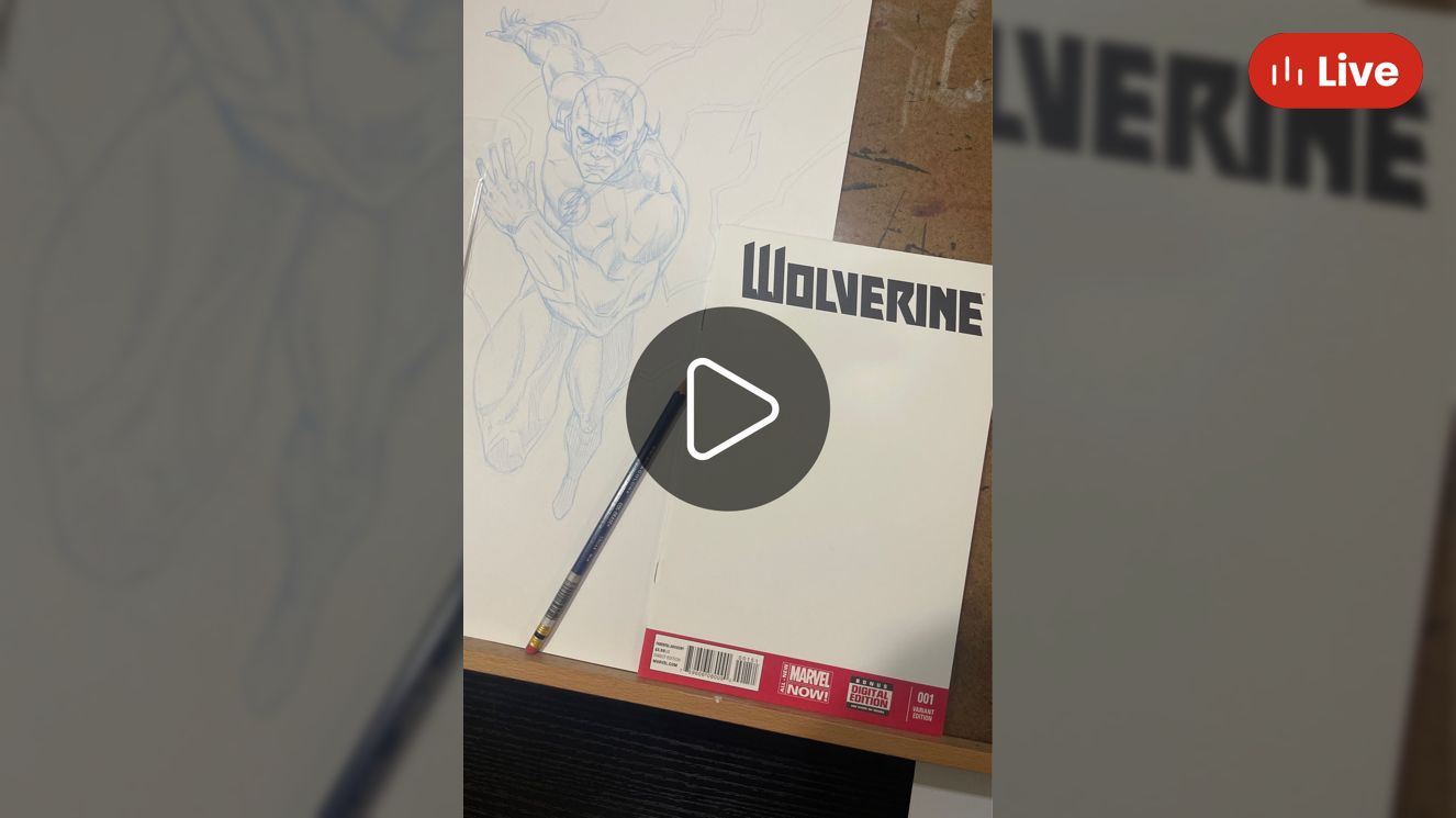 Whatnot - Drawing Wolvie LIVE plus a bunch of Art in BIN Livestream by ...