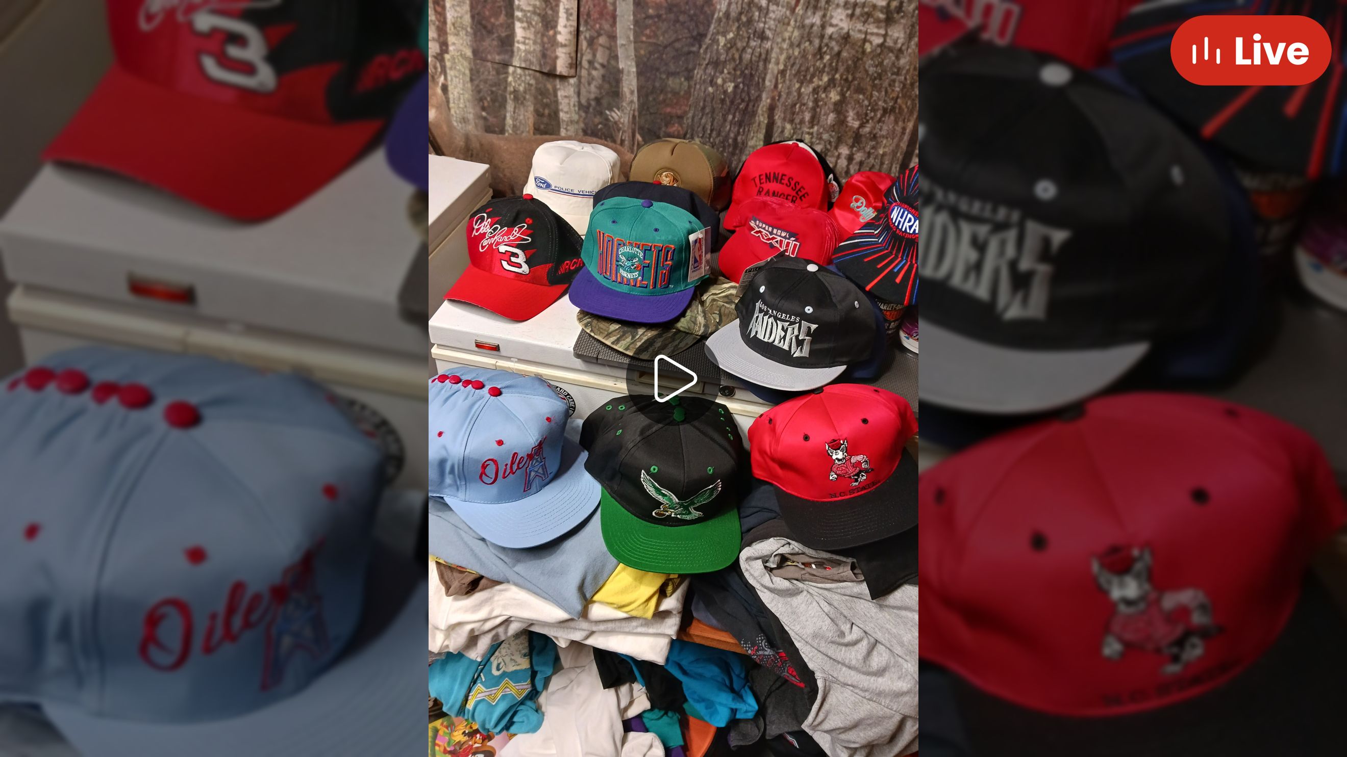 Whatnot - 90's hats, single stitch, nascar, come on in! Livestream by ...