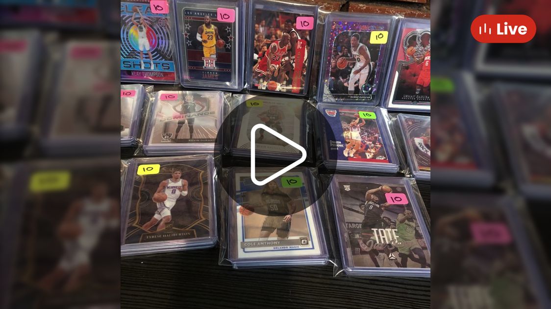 Whatnot - $10 repacks (5 cards) Livestream by cardscollectibles # ...