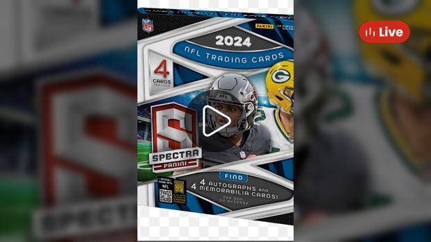 Sunday Night Spectra NFL Cards 🔥🍀💯 · @gj_sportscards · Whatnot: Shop ...