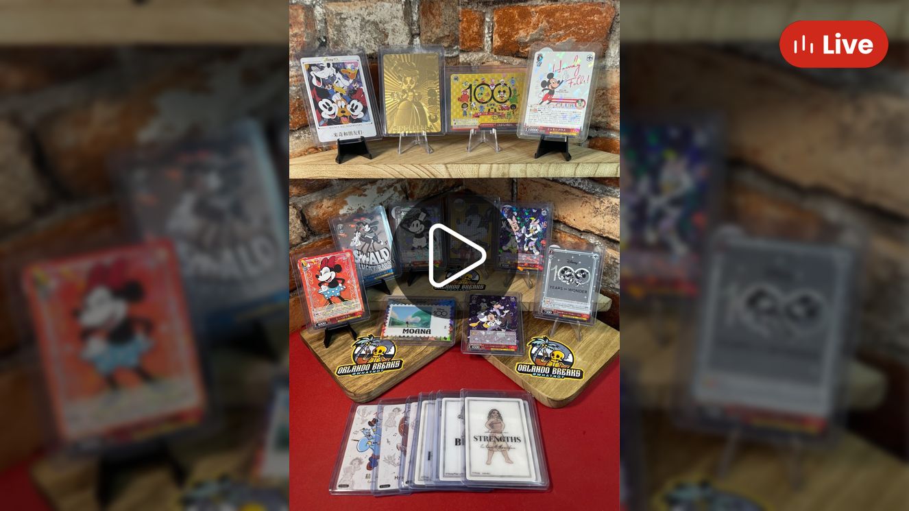 Whatnot - Disney 100 singles Livestream by orlandobreaks #disney_cards
