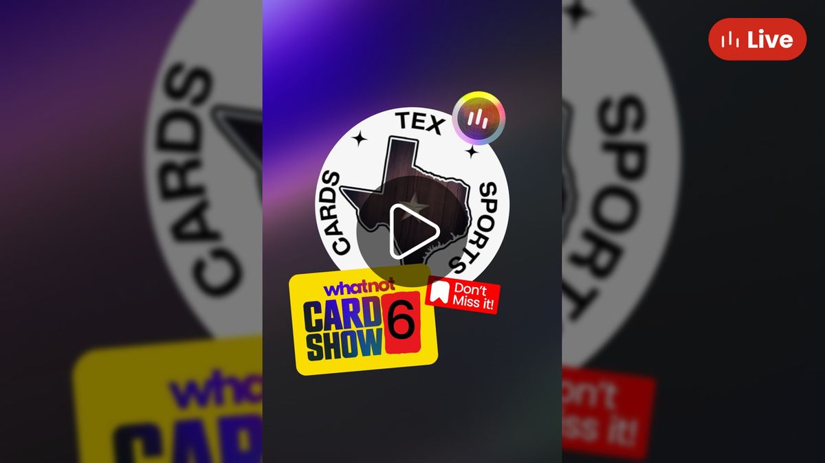 WHATNOT CARD SHOW 6 TOPPS CHROME CASE BREAK · @texsportscards · Whatnot ...