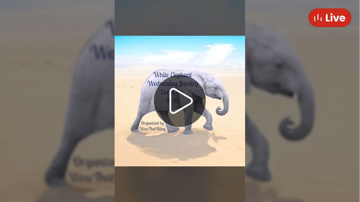 White Elephant Wednesday · @vintagegirl1965 · Whatnot: Shop, Sell, Connect