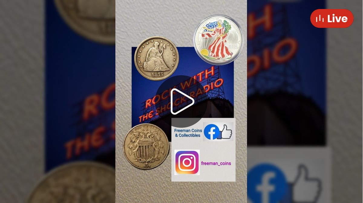 freeman_coins is live · Coins & Bullion · $1 Starts, US Coins, Slabs ...