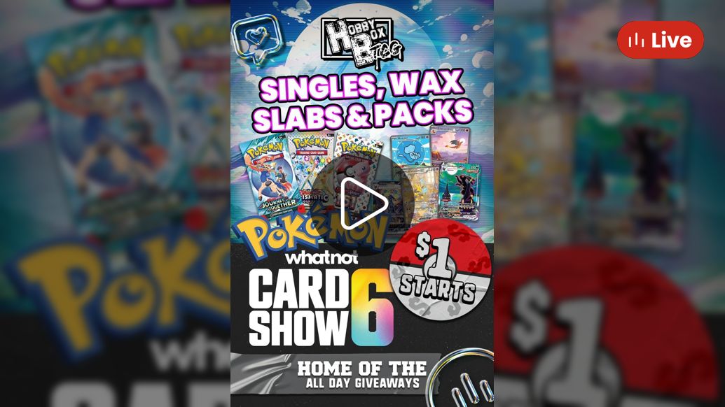 WHATNOT CARD SHOW 6! SINGLES/SLABS/PACKS! · hobbyboxtcg · Whatnot: Buy ...