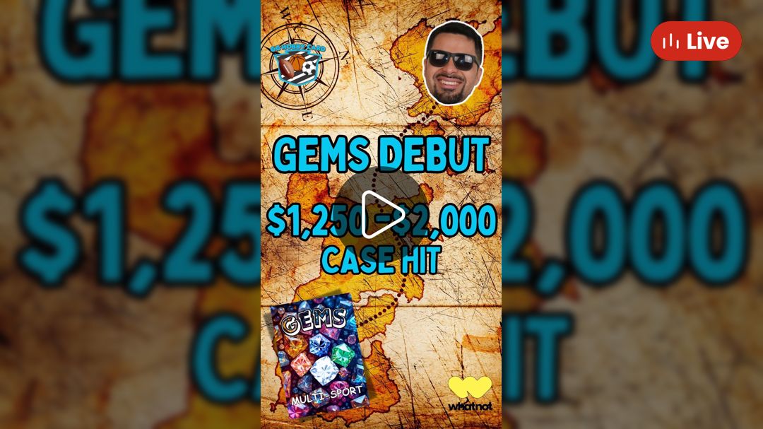 GEMS DEBUT W.ANDY 👀 FREE DONRUSS HOBBY PACKS ! · @gghobbycard · Whatnot: Shop, Sell, Connect