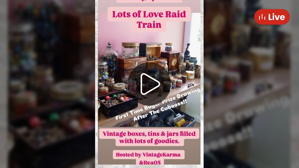 Lot's of Love Raid Train! · ethelannredvan · Whatnot: Buy, Sell & Go Live