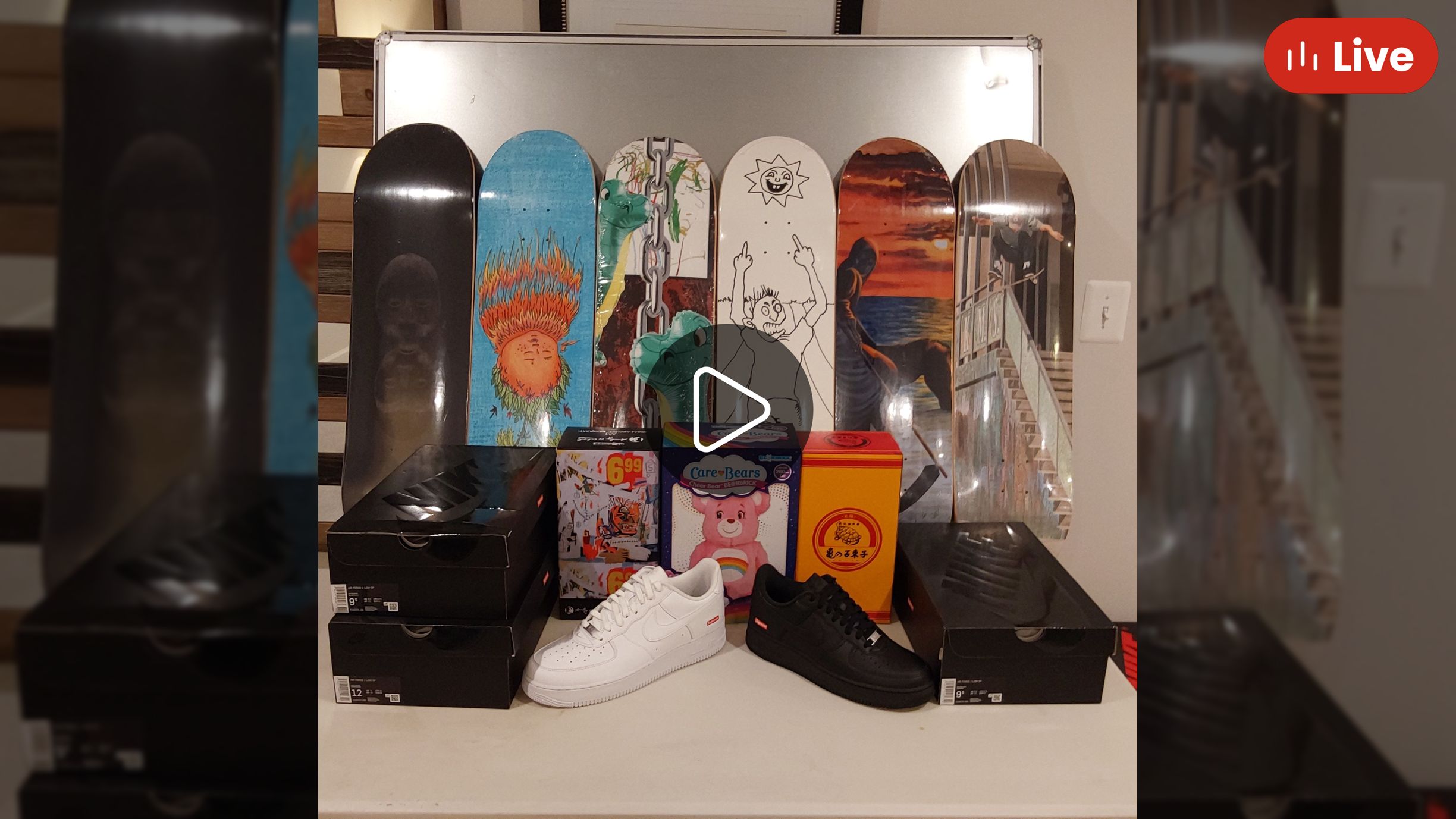 Whatnot - Whatnot wheel shoes, skatedecks, 400% bearbrick, and bape ...