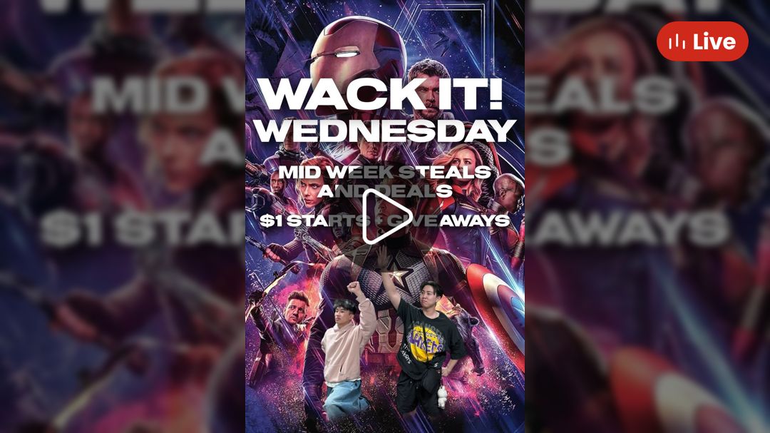 WACK IT! WONDERCON! WEDNESDAY! WE ARE LIVE CHAT! · animetasia · Whatnot ...