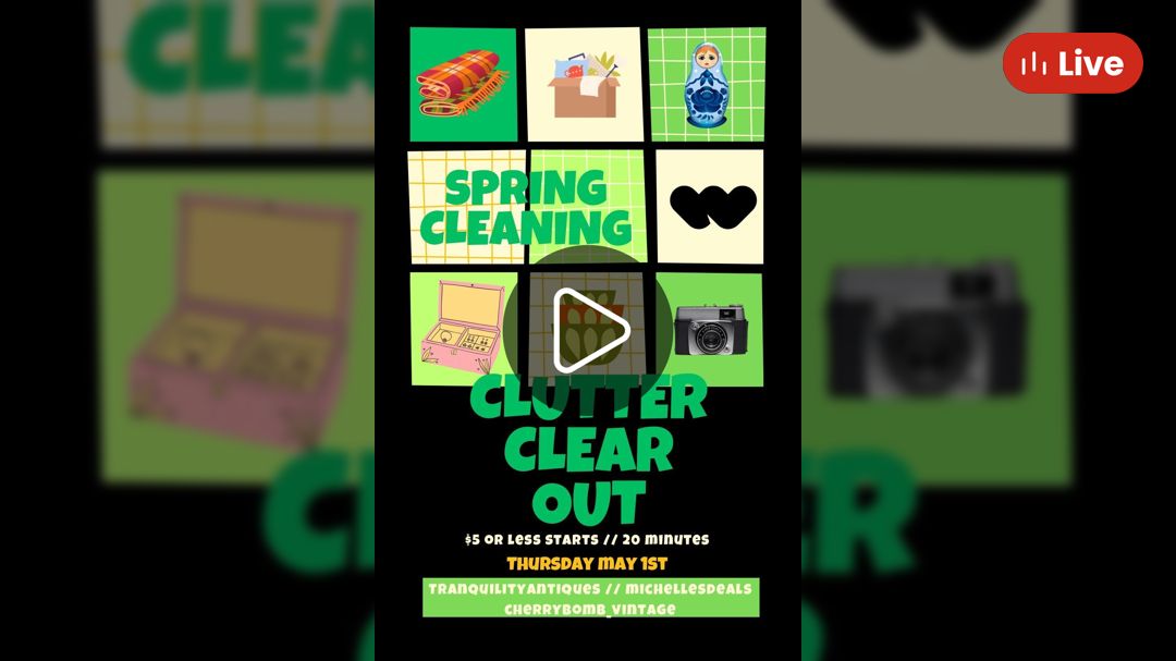 🍒Clutter Clear Out: Spring Cleaning💣 · cherrybomb_vintage · Whatnot ...