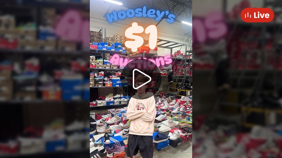 woosleys is live · Sneakers · Whatnot: Shop, Sell, Connect