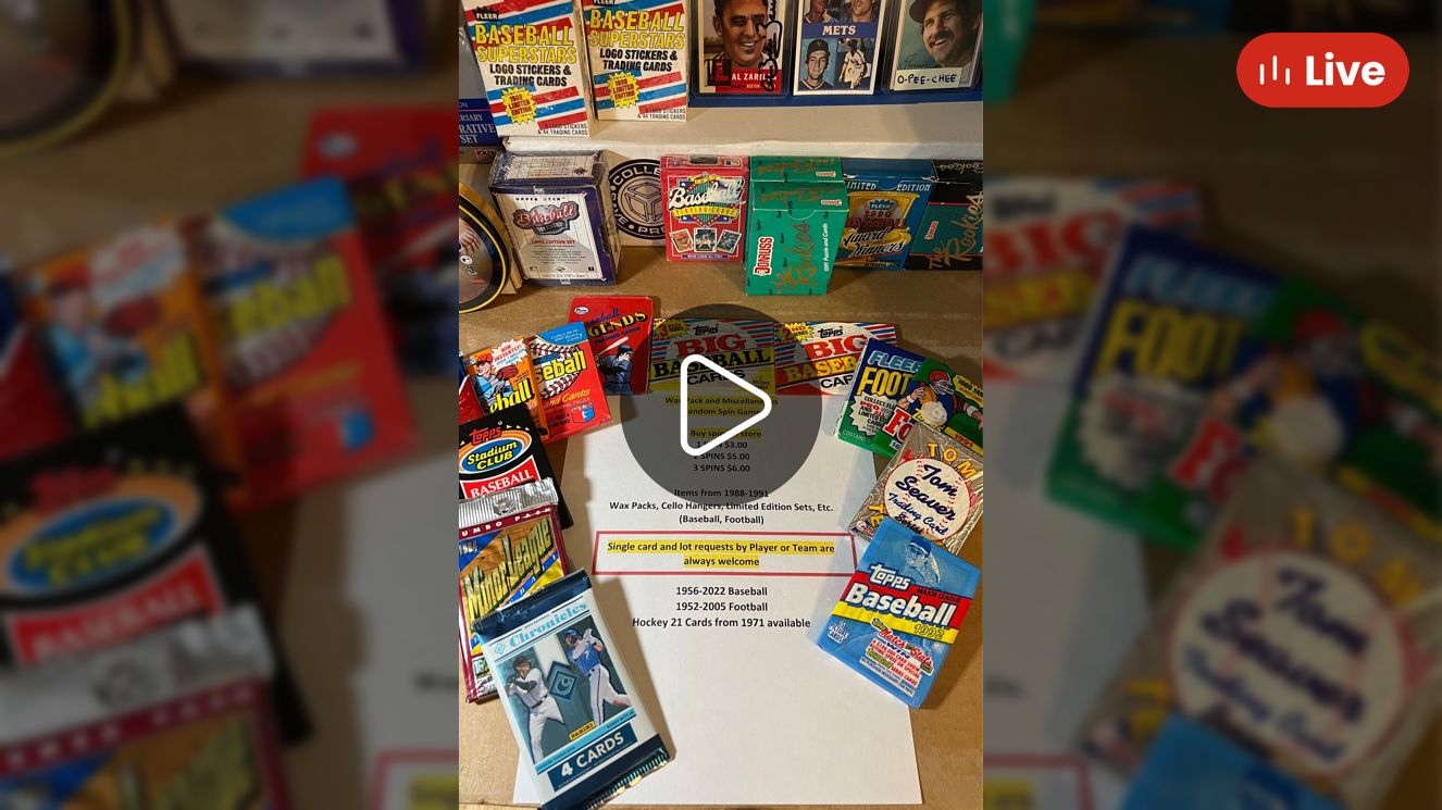 Whatnot - Single Card and Lot requests. Random Wax Pack and Misc Spin ...