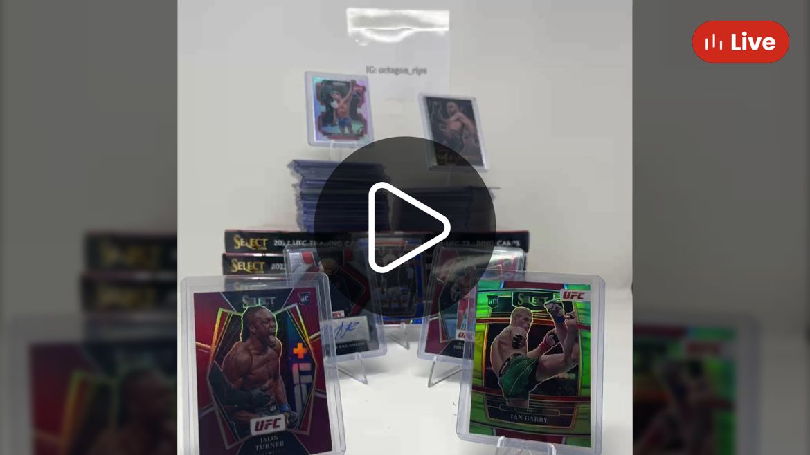 Whatnot - SINGLES / LOTS Livestream by octagon_rips #ufc_cards Whatnot - SINGLES / LOTS Livestream by octagon_rips #ufc_cards