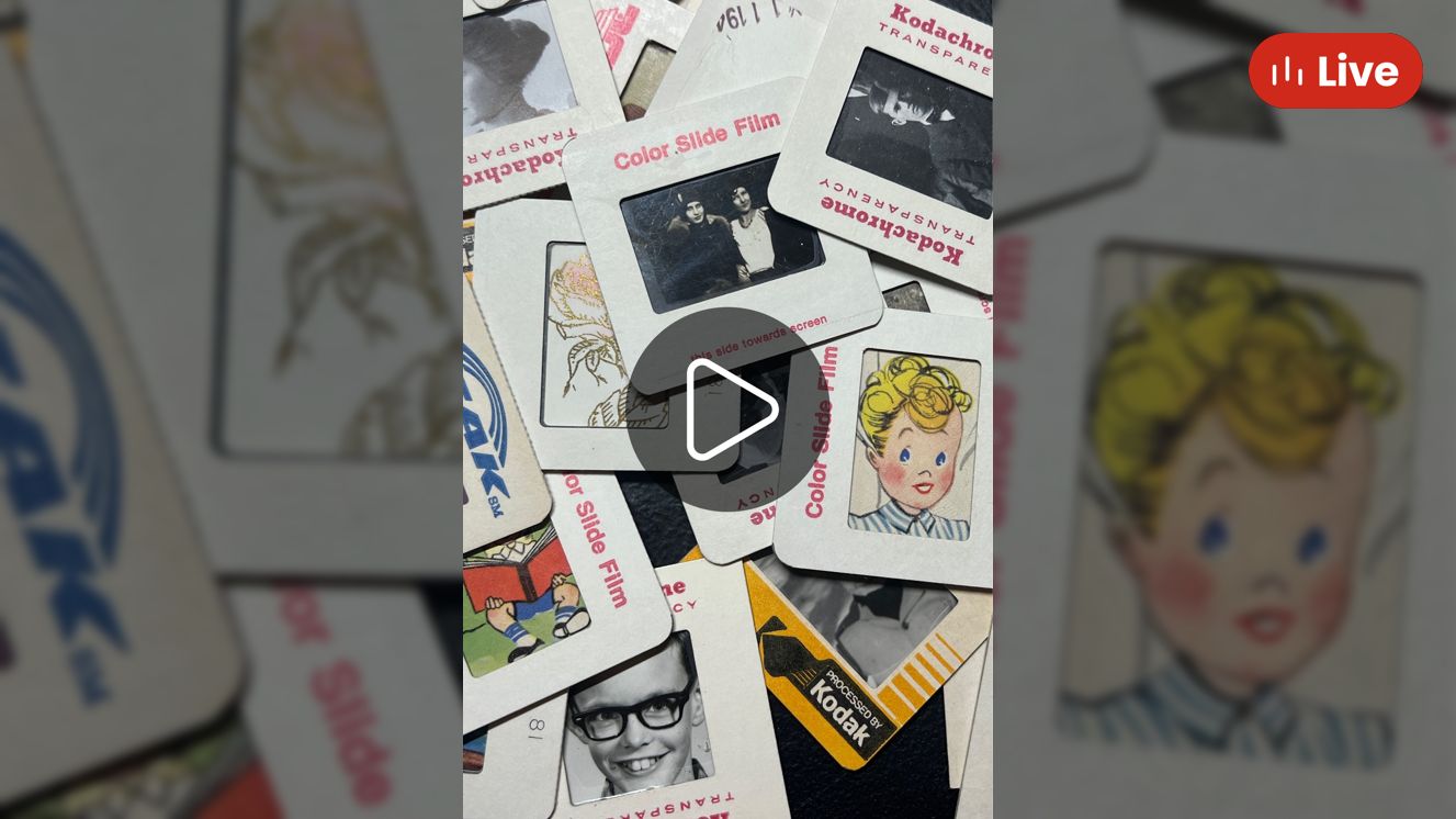 Whatnot - Glass & Repurposed Slides Fussy Cuts Creepy Dolls Livestream ...