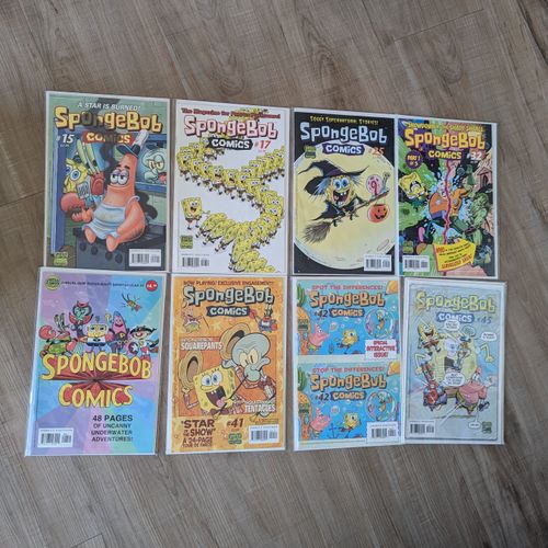 SpongeBob SquarePants 8 Book Mega Lot