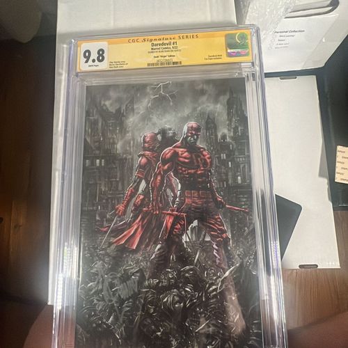 Daredevil number one CGC signature series 9.8.