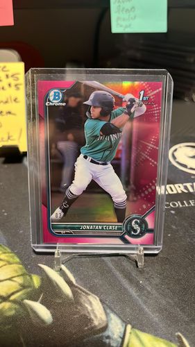 Jonathan Clase 2022 bowman Chrome 1st purple #/199 mariners | Whatnot