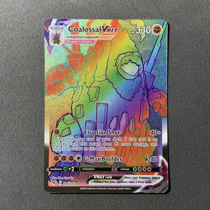 Verified Coalossal Vmax (Secret Rare) - Vivid Voltage Pokemon Cards ...