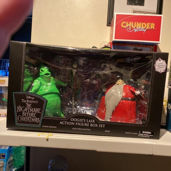 Verified Oogie's Lair Deluxe Lighted Action Figure Box Set SDCC 2020 PX ...