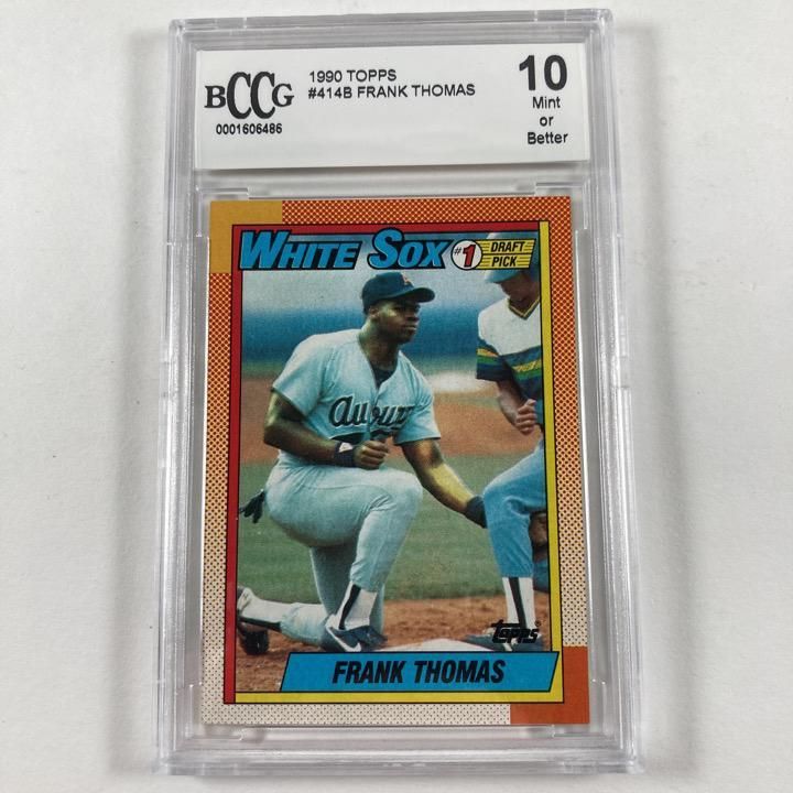 Verified Frank Thomas - 1990 Topps Topps Cards | Whatnot